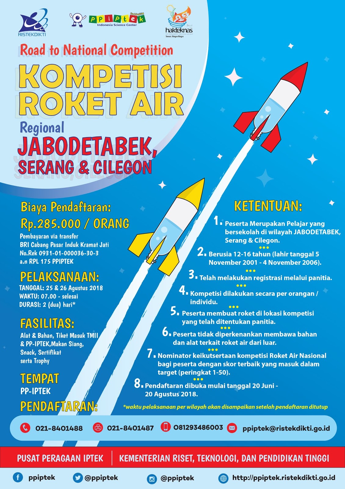 Santri Pondok Pesantren Daar el Qolam 2 di Kompetisi Roket Air PP-IPTEK ...